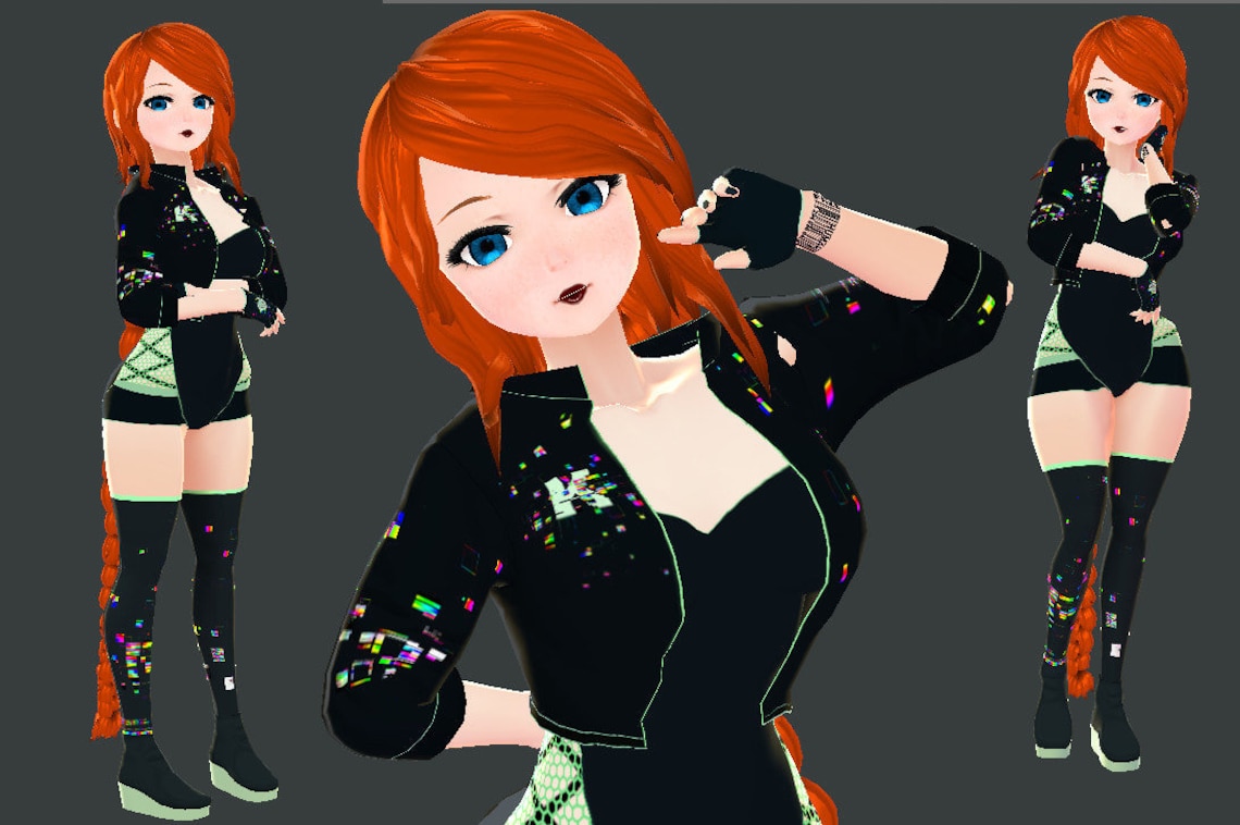 VRCHAT AVATAR COMMISSION Custom Vroid Model for Streaming and - Etsy ...