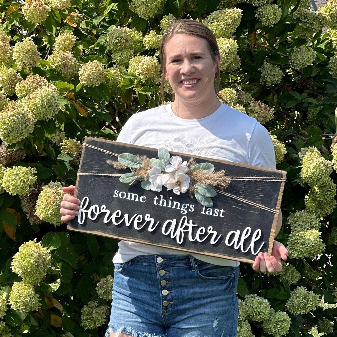 Forever After All Rustic Wall Sign - Etsy