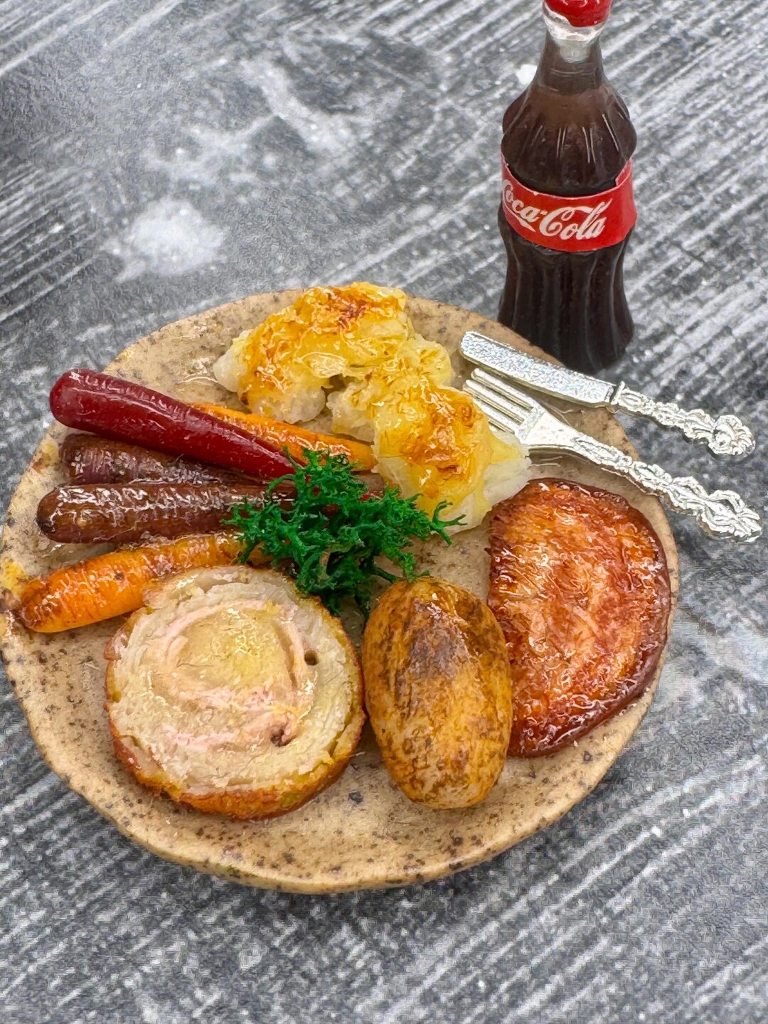 Meat Platter Dinner/miniature Food - Etsy
