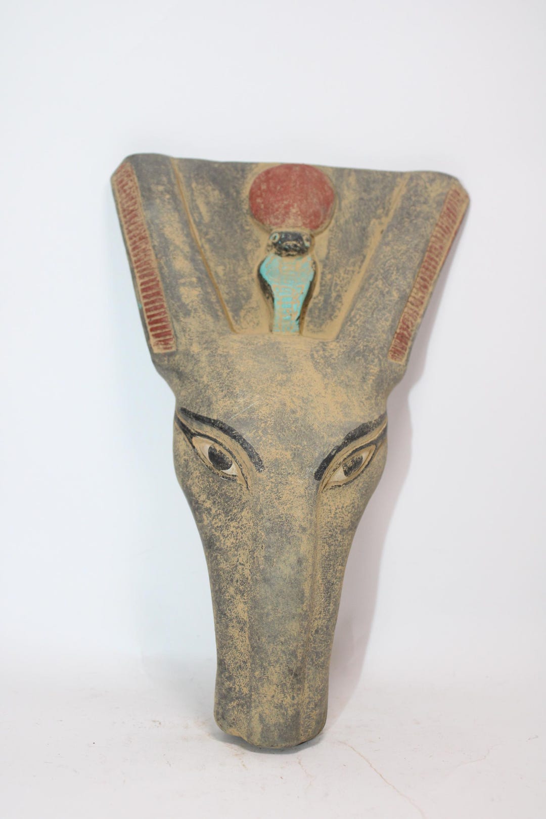 God Anubis Jackal Head Bust Unique Egyptian Art Sculpture Statue God of ...