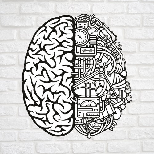 Brain Engine Brain SVG Files for Cricut Clipart Digital - Etsy