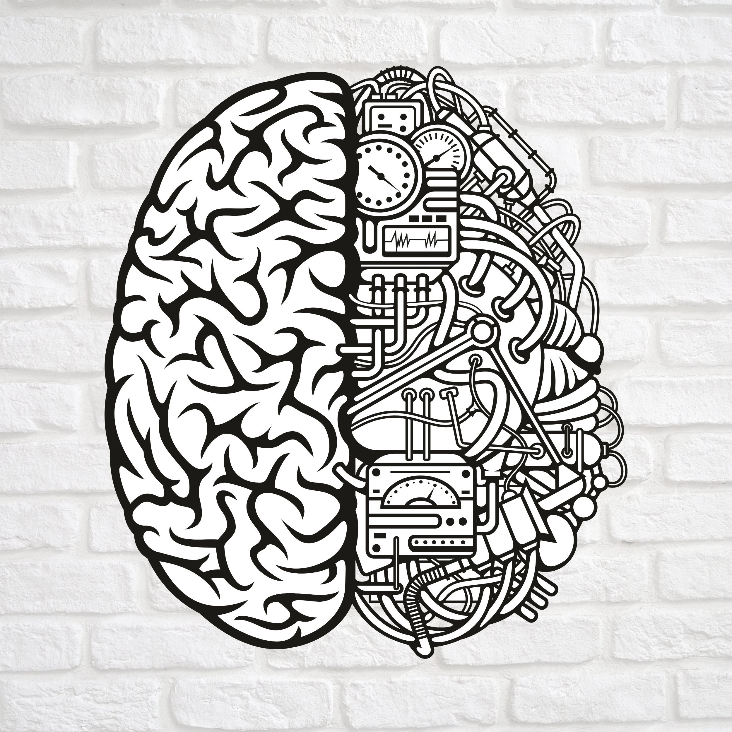 Brain Engine, Brain, SVG, Files for Cricut, Clipart, Digital Download ...