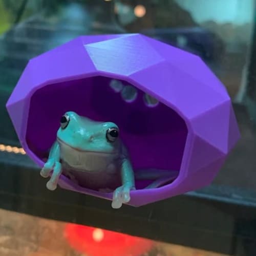 Hidey-hole medium Gecko Reptile Hide 3D Printed Laguna - Etsy