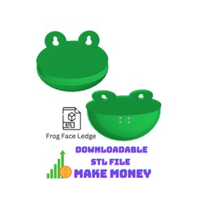 Frog Face Ledge STL File | Commercial License - Etsy
