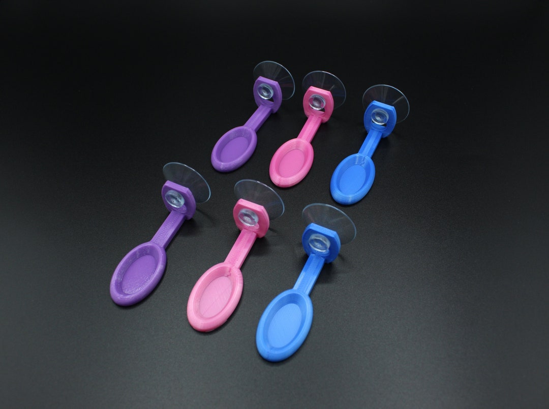 Baby Gecko Mini Spoon Suction Cup Feeding/water Dish - Etsy