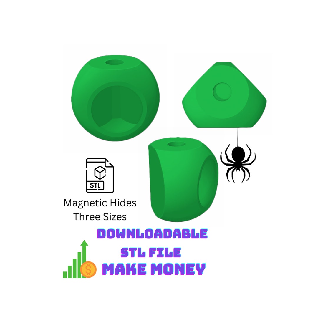 Spider Corner Hides Two Sizes STL File With Commercial License - Etsy
