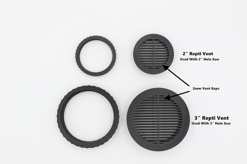 Repti Vent DIY Reptile Threaded Terrarium Air Vents - Etsy