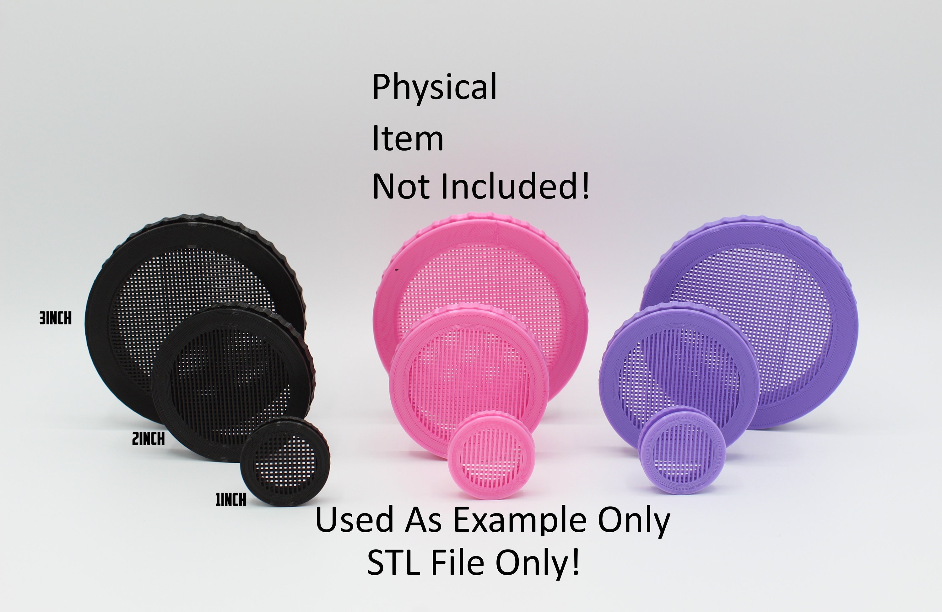 Mesh Threaded Air Vents STL File | 1" 2" 3" Sizes - Etsy