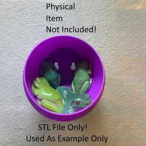 Half Egg Hide for Reptile/amphibian | STL File With Commercial ...