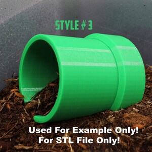 Tarantula, Isopod, Snake Retro Style Tube Hide Resizable STL File With ...