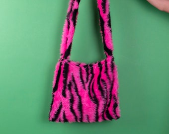 Pink Zebra Bag | Etsy