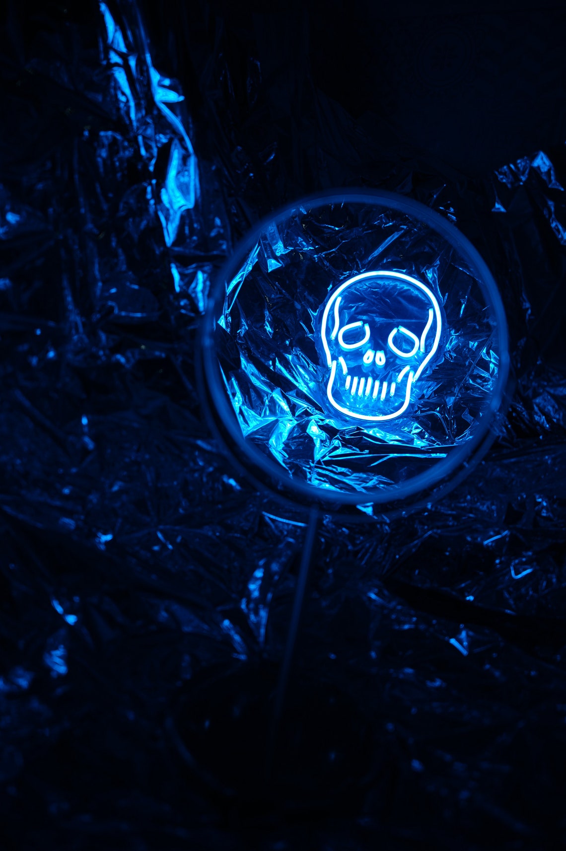 Skeleton Neon Sign Skeleton Sign Custom Neon Wall Signs | Etsy