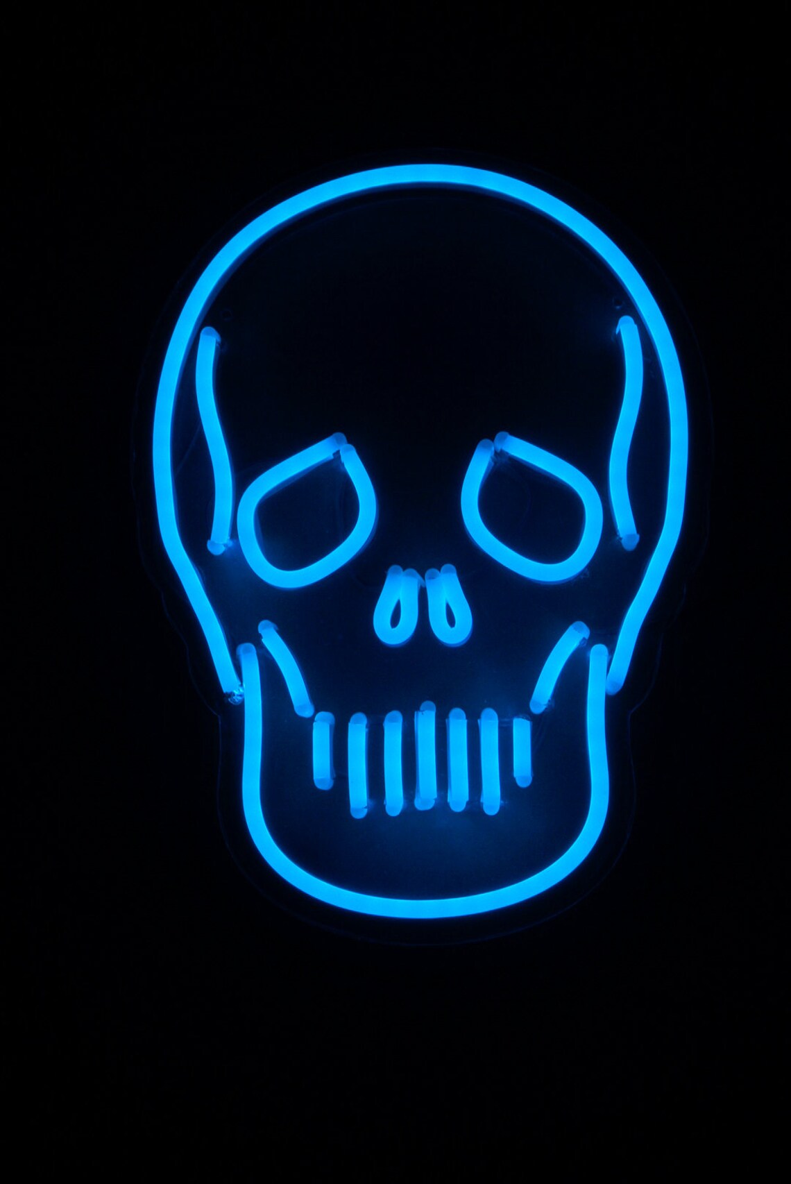 Skeleton Neon Sign Skeleton Sign Custom Neon Wall Signs | Etsy