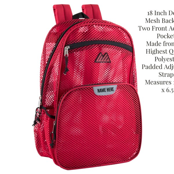 Mesh Backpack - Etsy