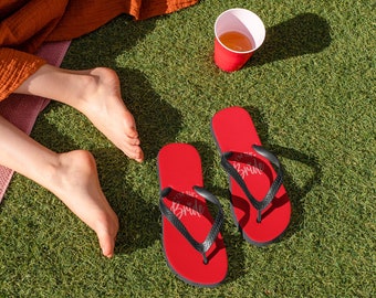 Color Flip Flops - Etsy
