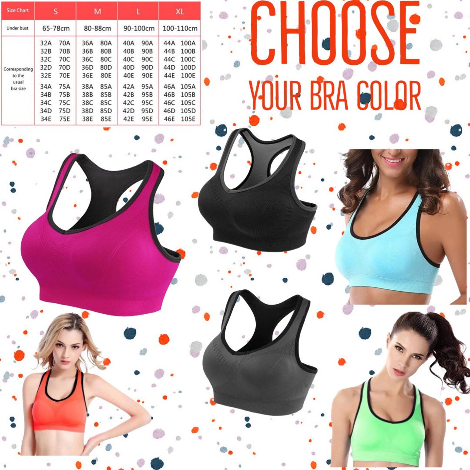 Personalized Bra Racer Back Bra Padded Workout Sports Bra. - Etsy
