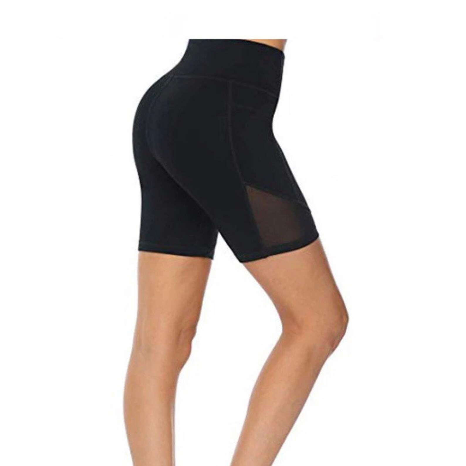 High waist sports shorts women with pockets High Waist | Etsy