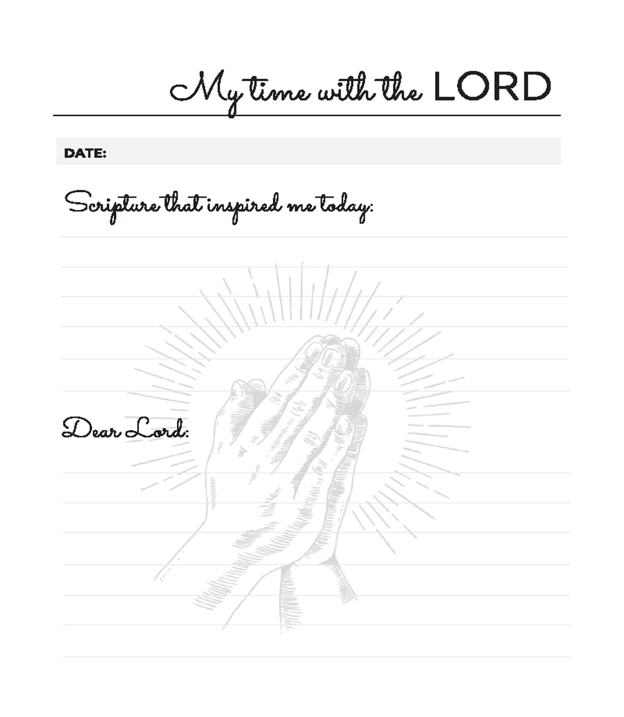 My Time With the Lord Prayer & Bible Journal - Etsy UK