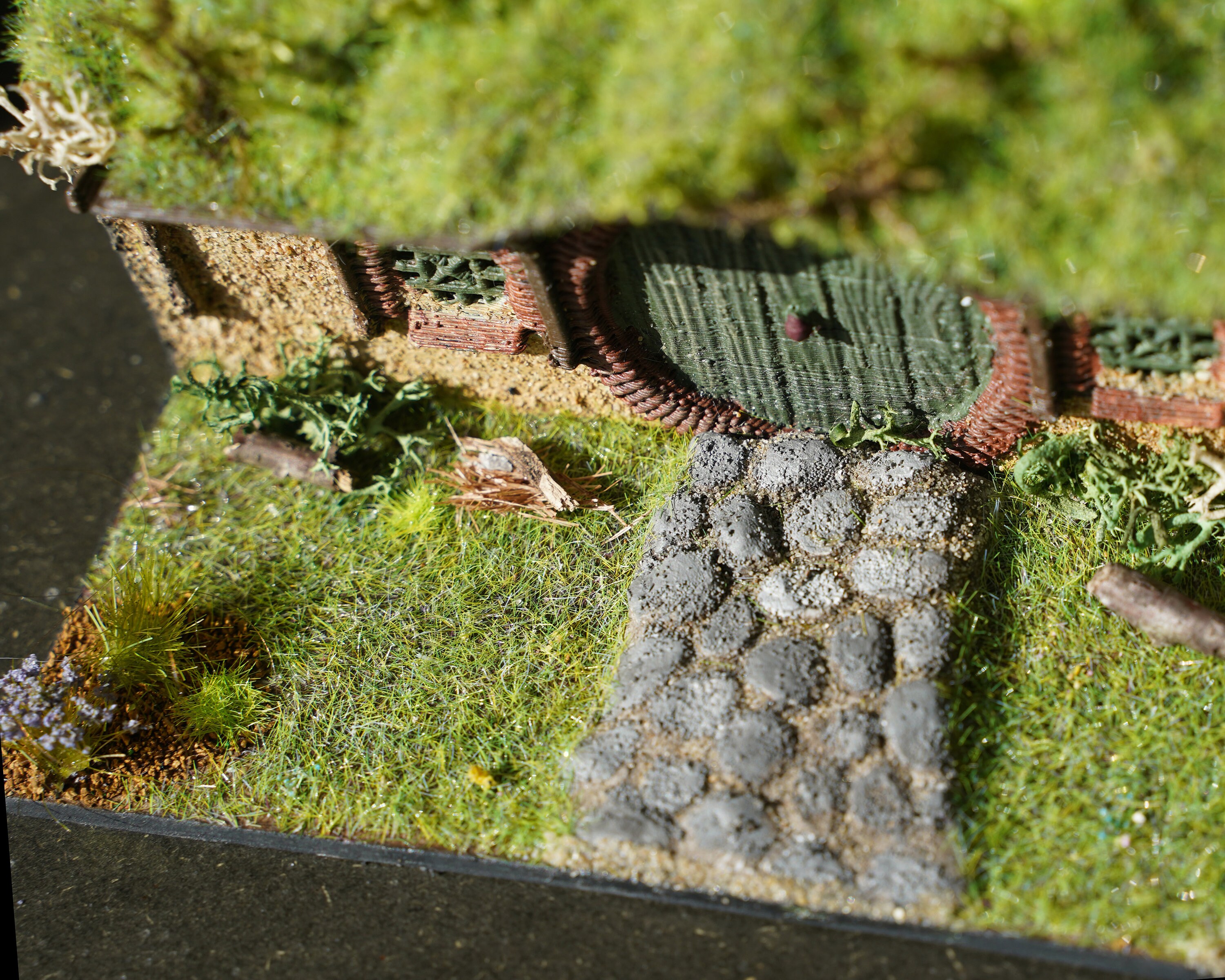 Hobbiton Hole Fantasy Diorama Book Nook Flowers Nature - Etsy