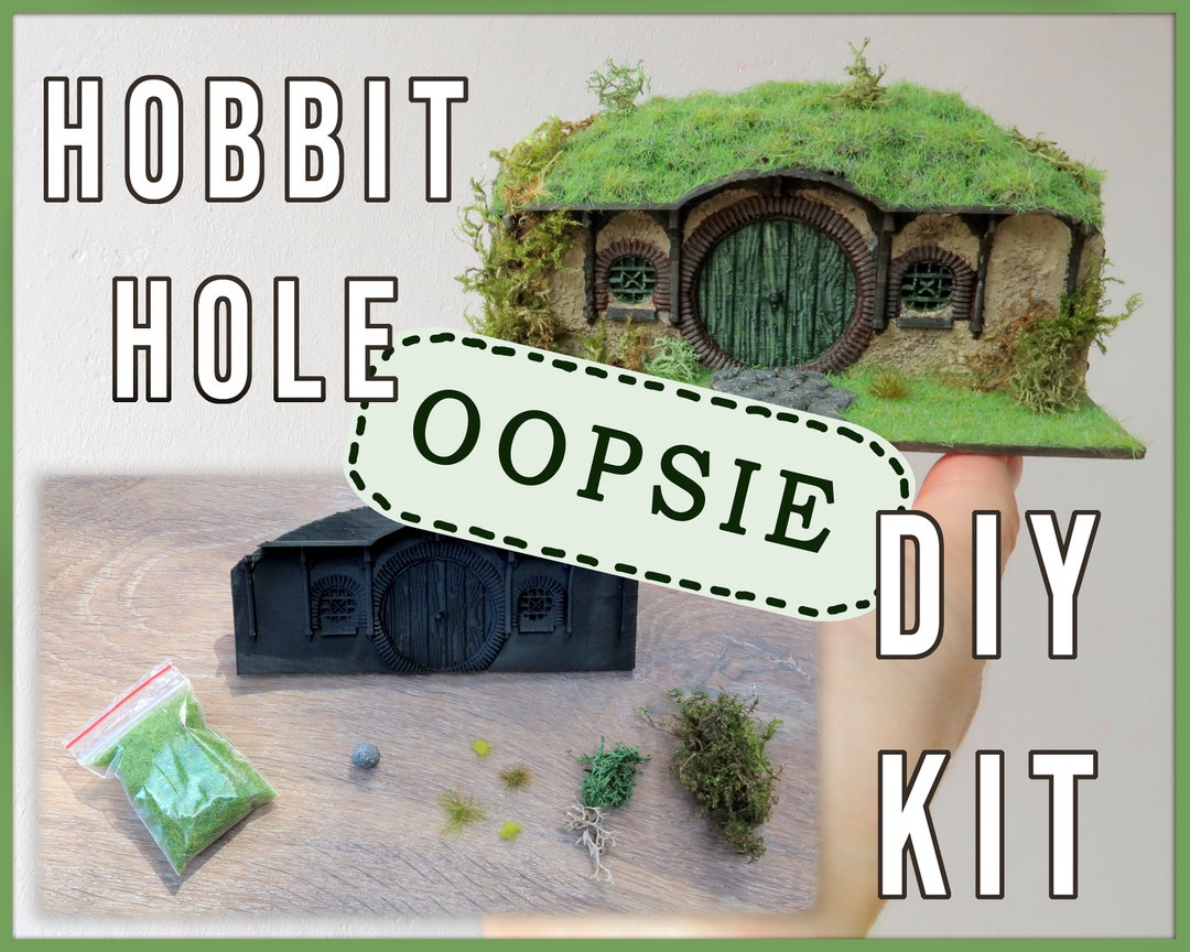 OOPSIE!! Hobbit Hole Diorama DIY Kit | Hobbiton, Gift, Geek, Creative ...