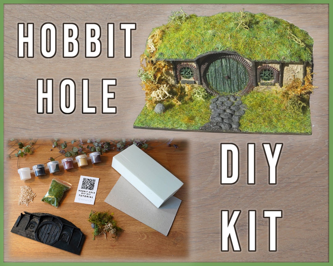 Hobbit Hole Diorama DIY Kit | Hobbiton, Gift, Geek, Creative, Fantasy ...