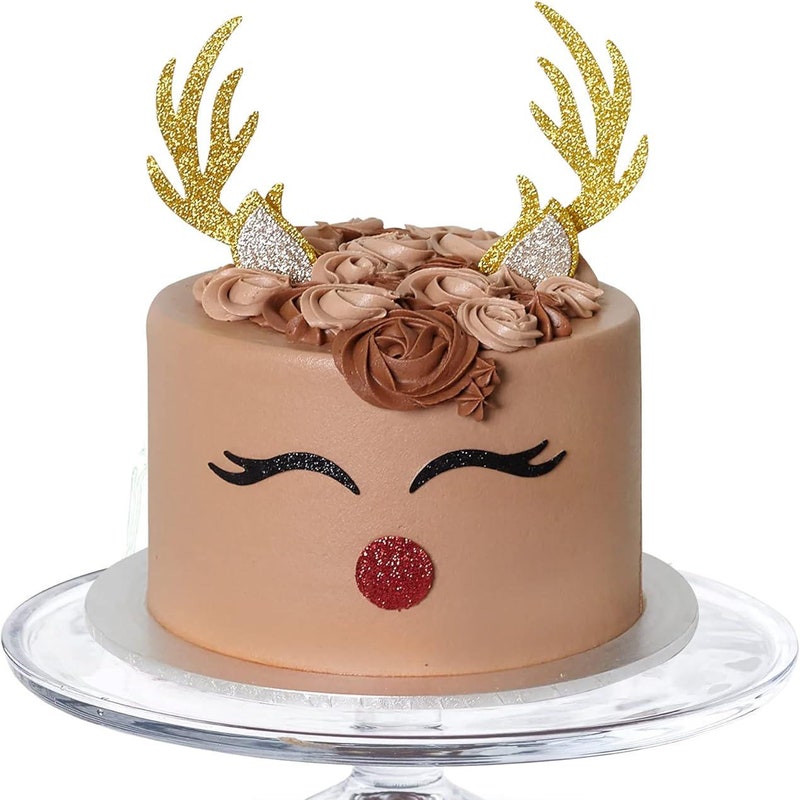 Christmas Cake Topper - Etsy