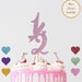 Happy Birthday Cake Toppers Glitter Card Various Colours - Etsy UK