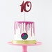 10th Cake Topper birthday Cake Toppers 10th Birthday - Etsy