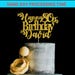 Personalised Cake Topper - Double-sided Cake Topper - Custom Glitter ...