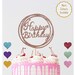 Happy Birthday Circle Cake Topper, Birthday Cake, Celebration, Party ...