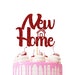 New Home Cake Topper, House Warming Cake Topper, New Home Cake Topper ...