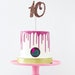 10th Cake Topper birthday Cake Toppers 10th Birthday - Etsy