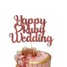 Happy Ruby Wedding Cake Topper, Anniversary Cake Topper, Cake Topper ...