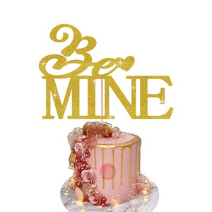 Be Mine Cake Topper | Love Cake Topper | Valentine's Day Cake Topper ...