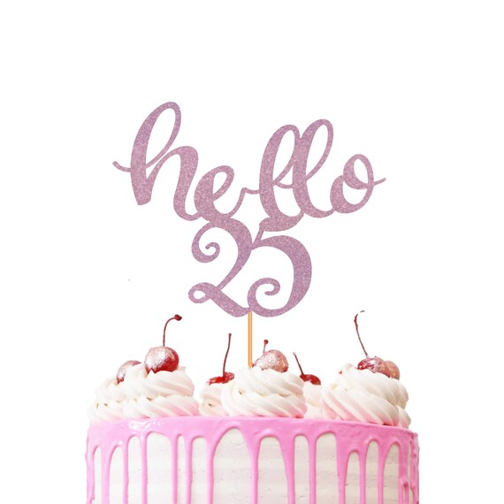 Happy Birthday Cake Pink 25
