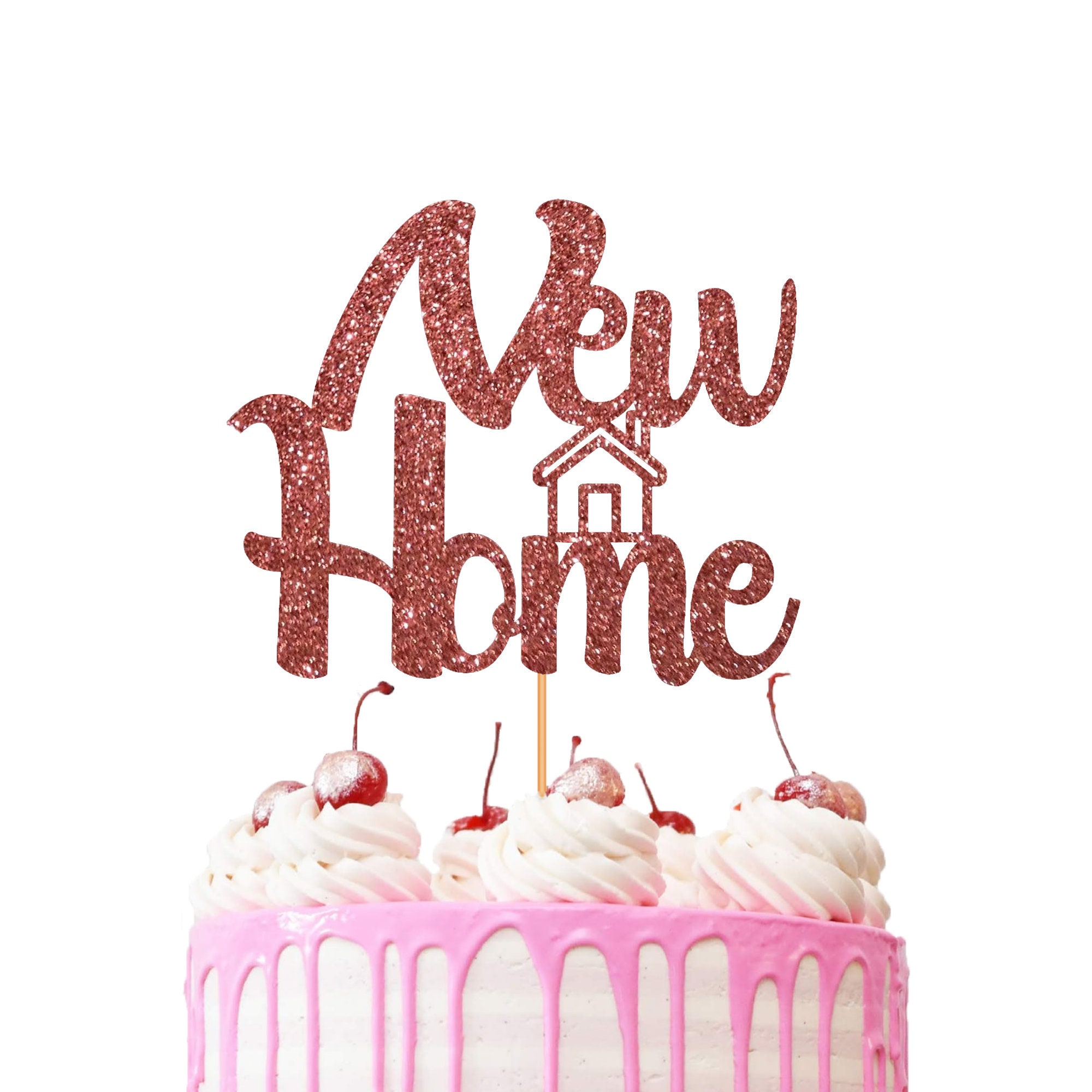 New Home Cake Topper, House Warming Cake Topper, New Home Cake Topper ...