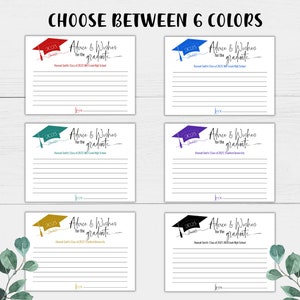 Printable Wishes and Advice for the Graduate | Graduation Party ...