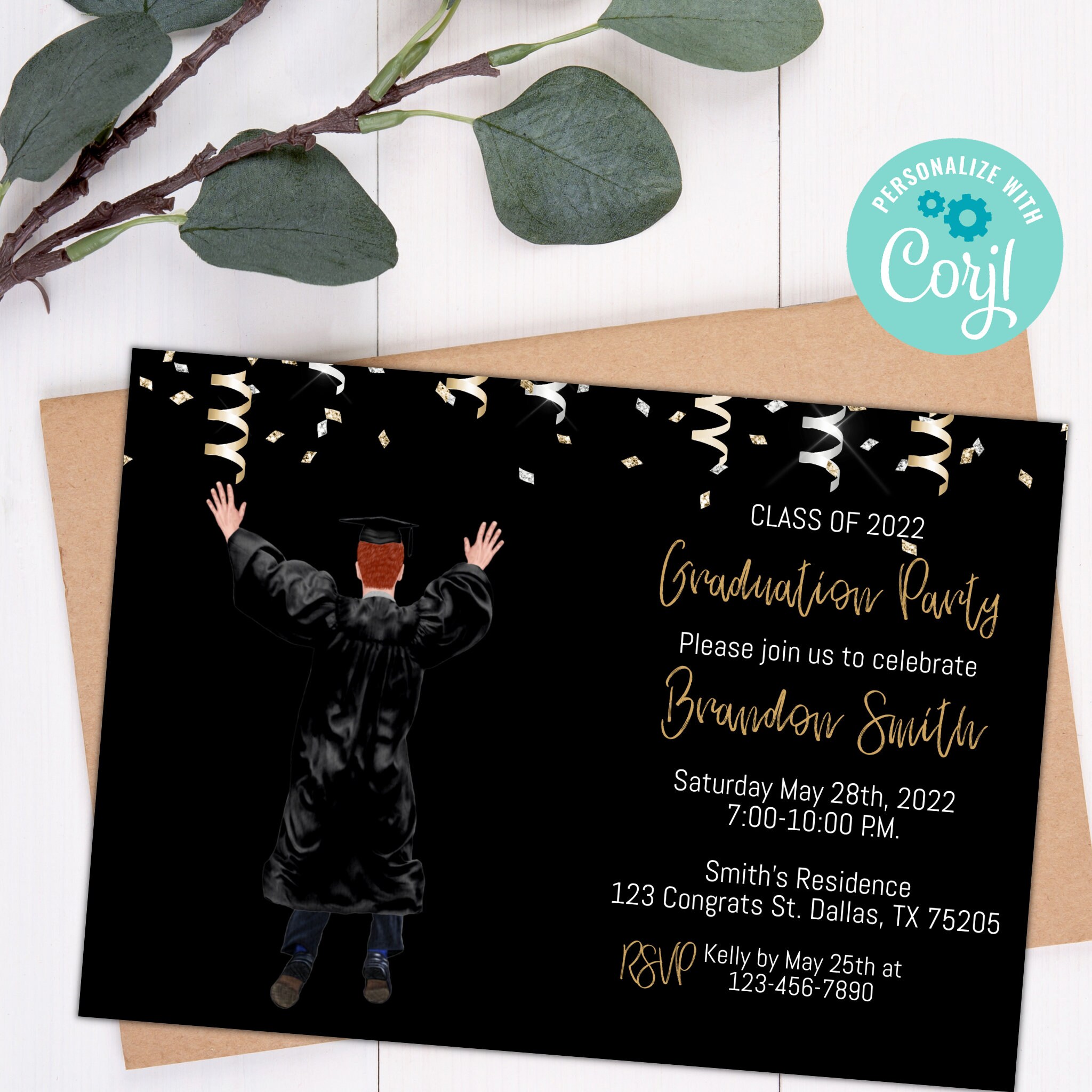 Personalized Graduation Party Invitation Graduation Party - Etsy