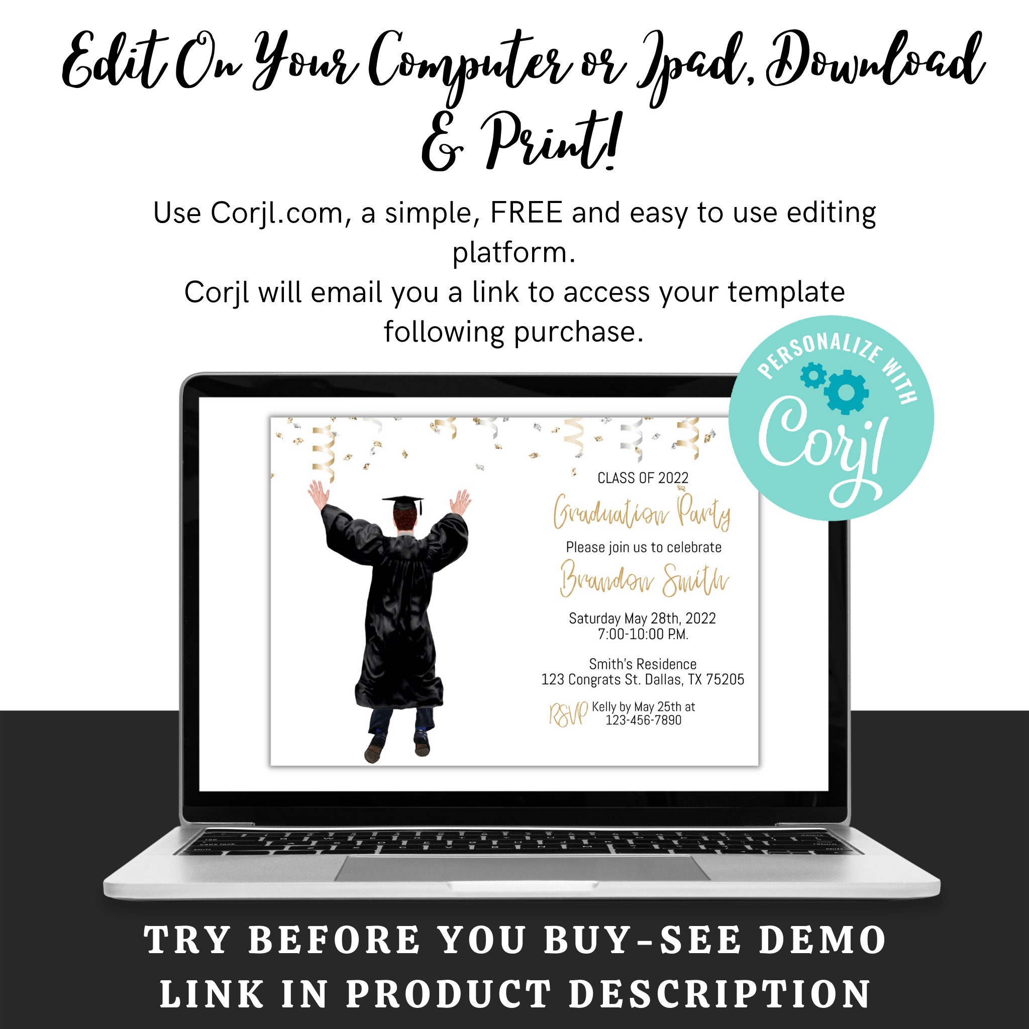 Personalized Graduation Party Invitation Graduation Party - Etsy