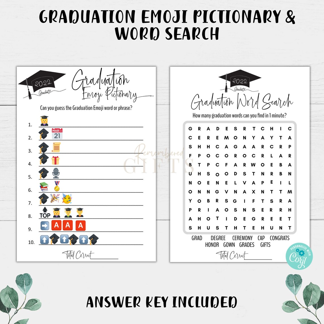 Graduation Party Games Bundle Graduation Party Games - Etsy