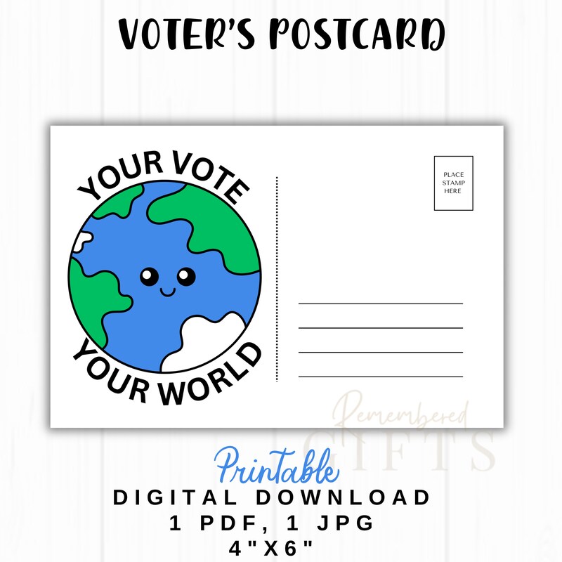 Postcards to Voters - Etsy