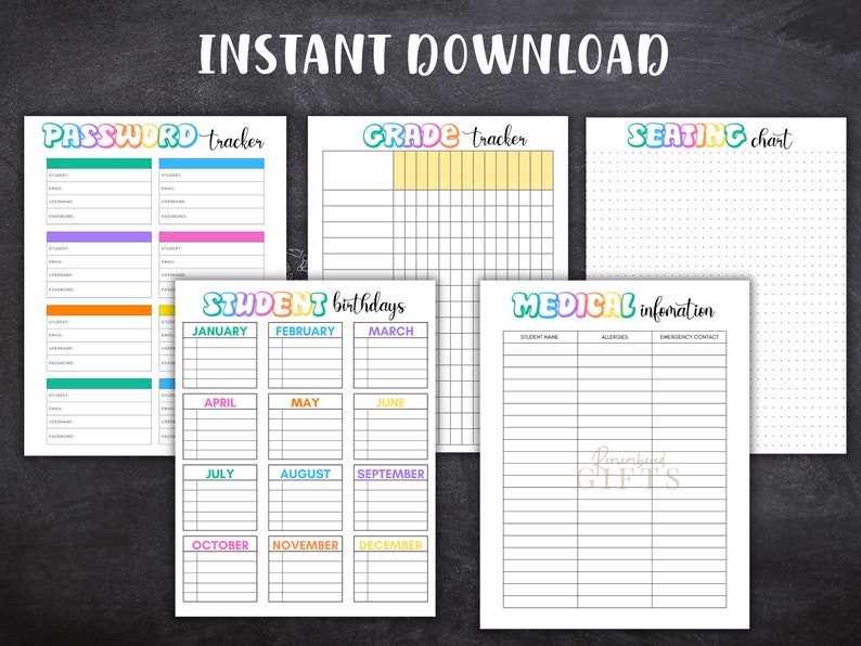 Teacher Planner Printable Lesson Planner 2022-2023 - Etsy