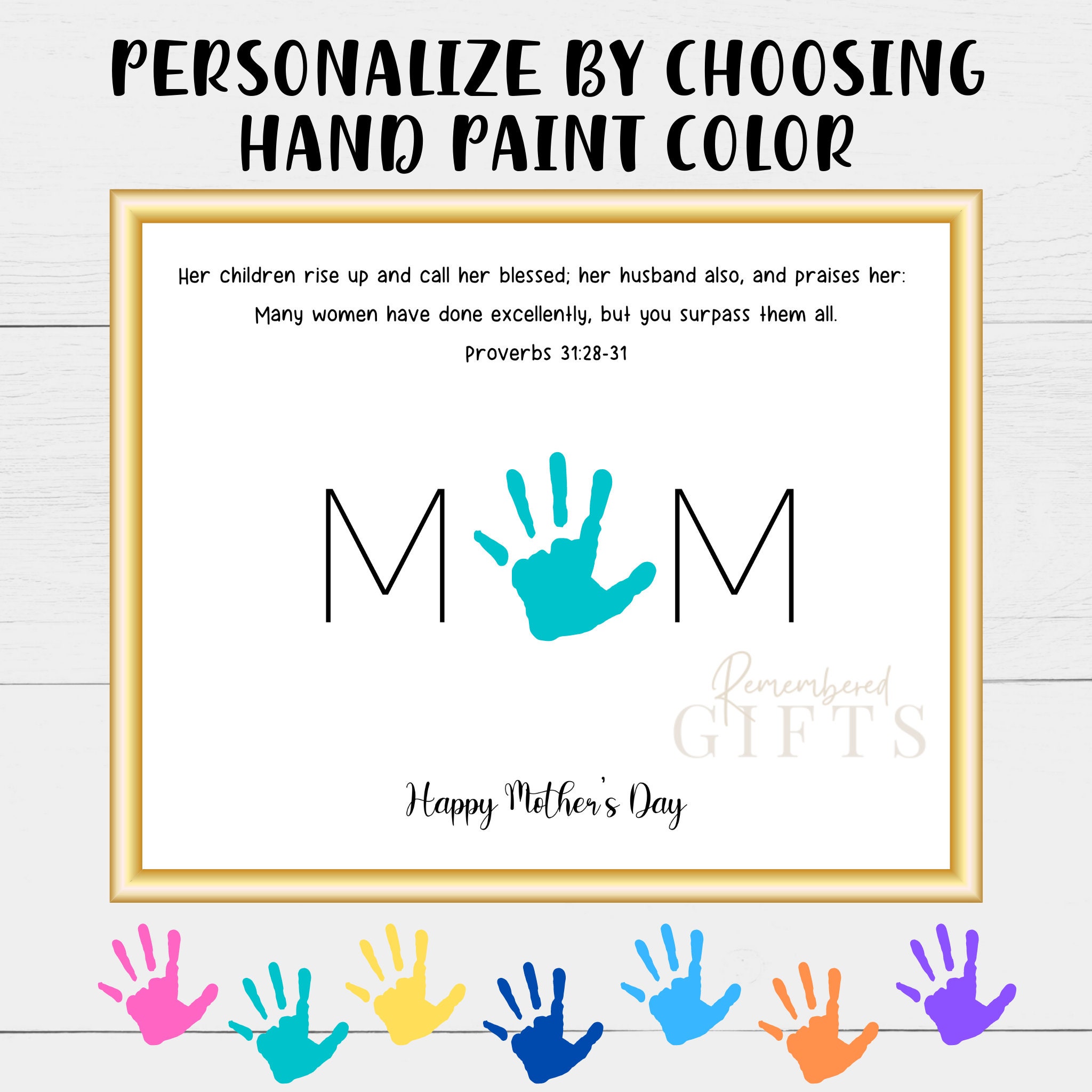 Christian Mothers Day Gift From Child DIY Mothers Day Gift - Etsy