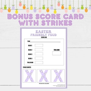Easter Friendly Feud Game: Printable Family Party (PDF) - Etsy