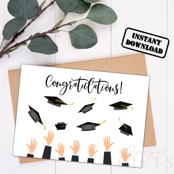 Printable Graduation Card GRADUATION CARD Graduation Card - Etsy