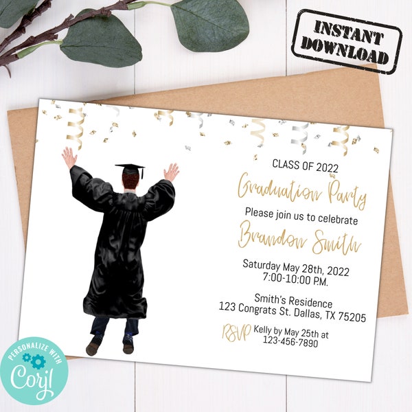 Personalized Graduation Party Invitations - Etsy