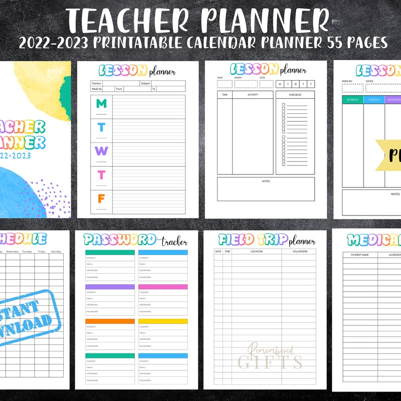 Art Teacher Planner - Etsy