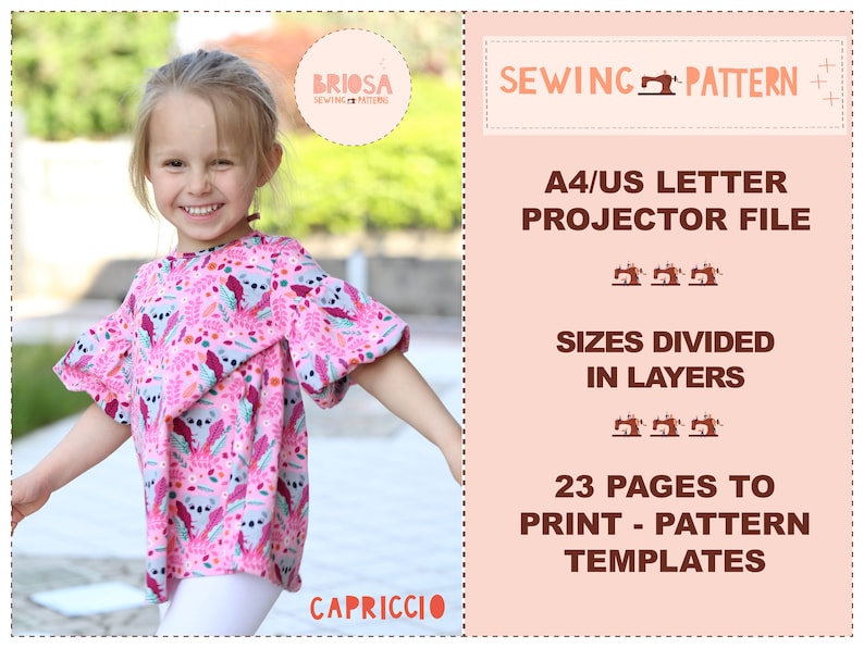 Simple A Line Dress Pattern for Girls and Toddlers, Jersey Dress Sewing ...