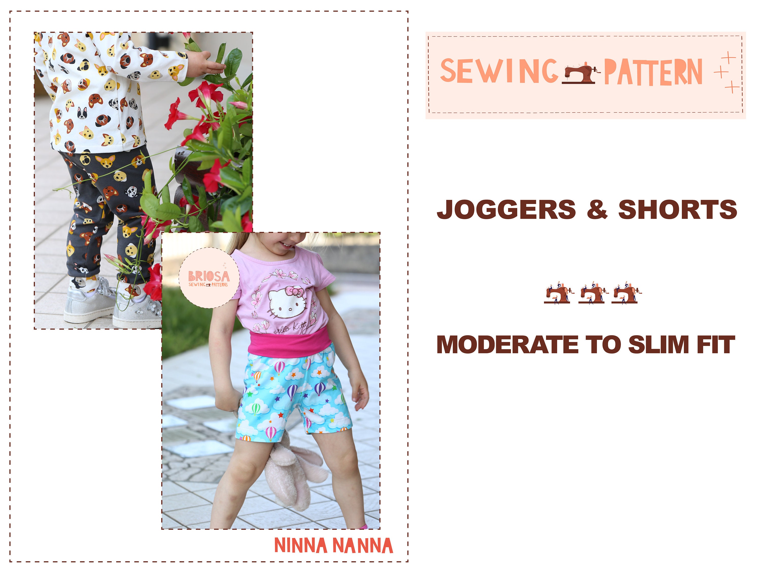 Kids Jogger Pattern, Boys Jogger Pattern, Yoga Pants Pattern for Kids ...