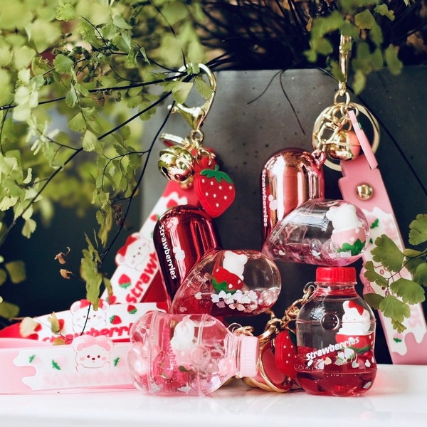 Liquid Keychain - Etsy